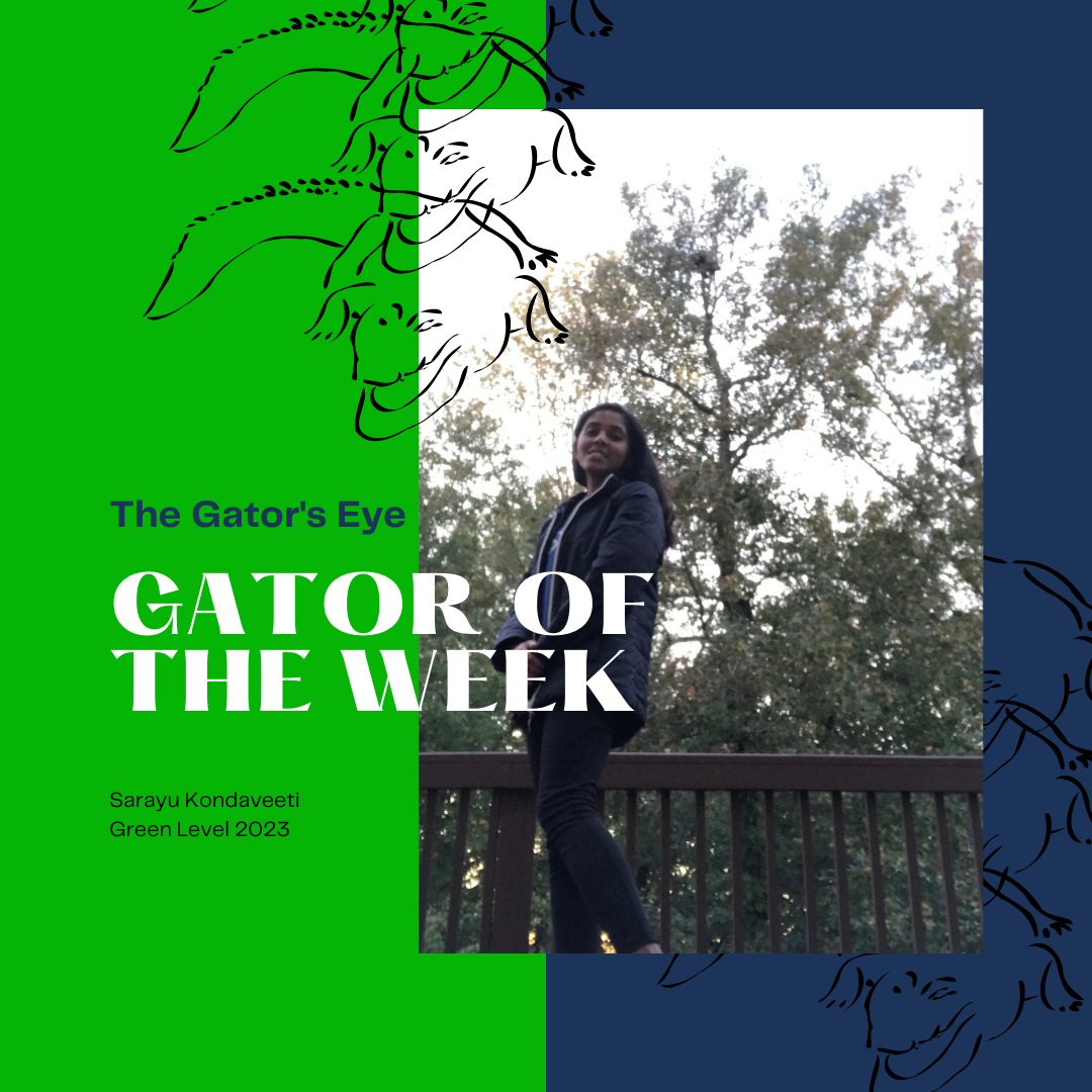 GoTW: Sarayu Kondaveeti – The Gator's Eye